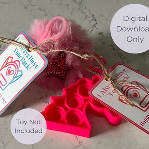 Backpack Clip Valentine, Printable and Editable Digital Download (print ...