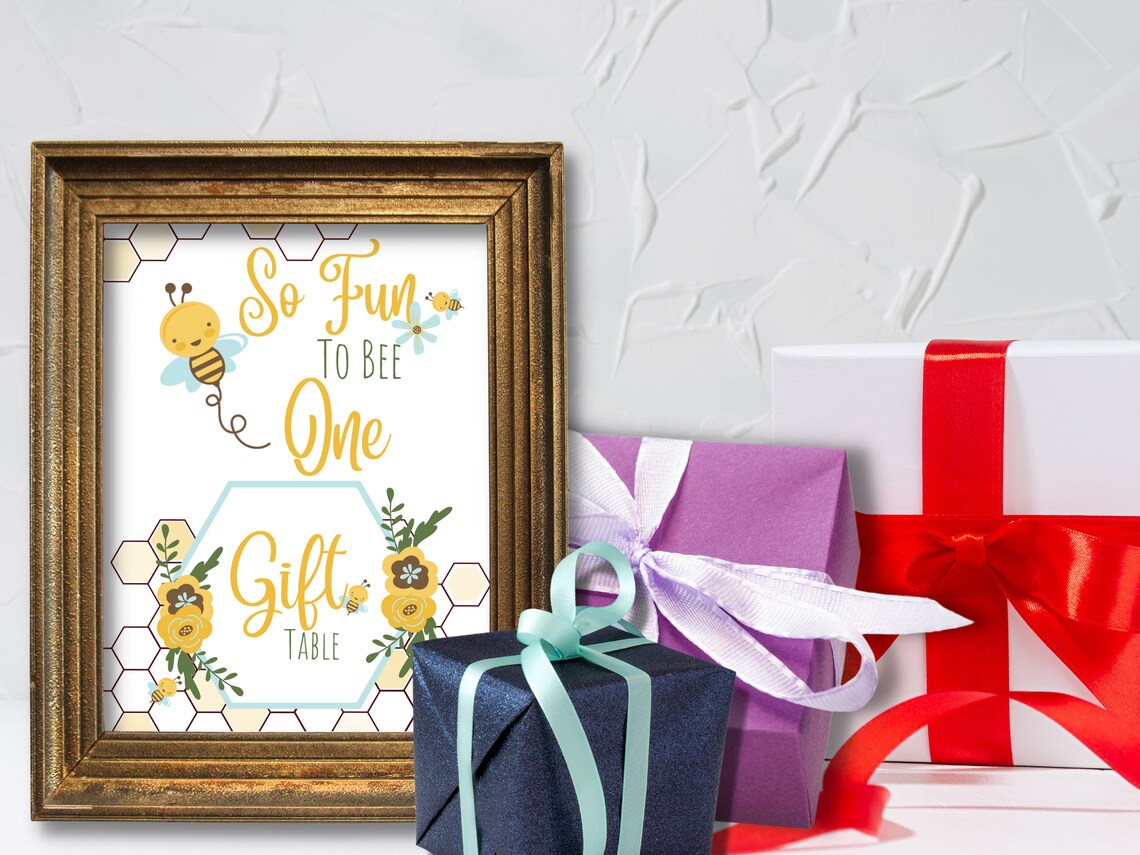 So Fun to Bee One Birthday Party Decoration Packet, First Bee-day, Bee ...