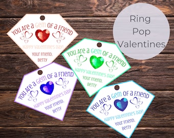 Backpack Clip Valentine, Printable and Editable Digital Download print ...