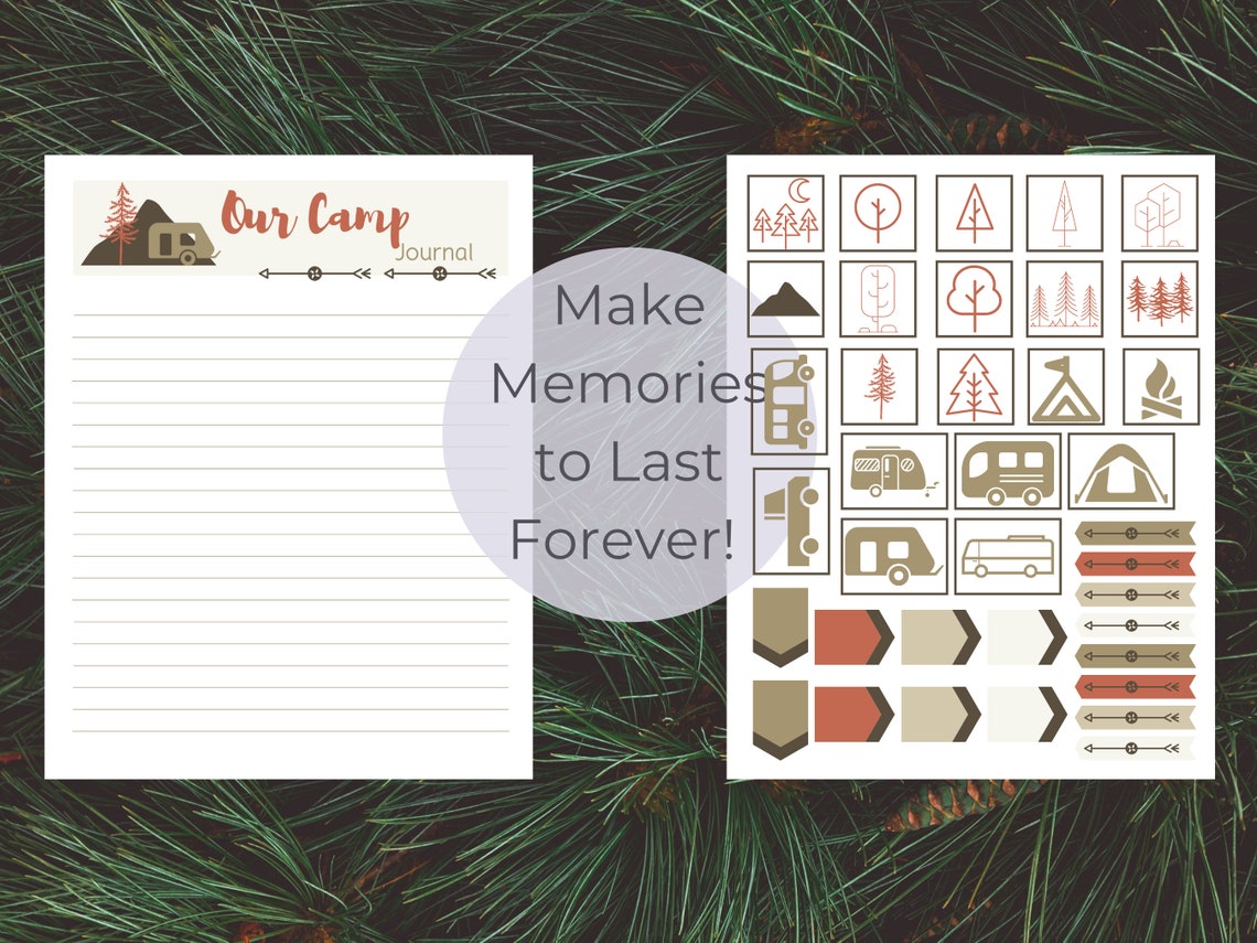 RV Roadtrip Planner, Road Trip Planner, Printable Planner, RV Printable ...