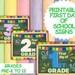 PRINTABLE Kids First Day of School Signs! | Pre-k Through 12th Grade ...