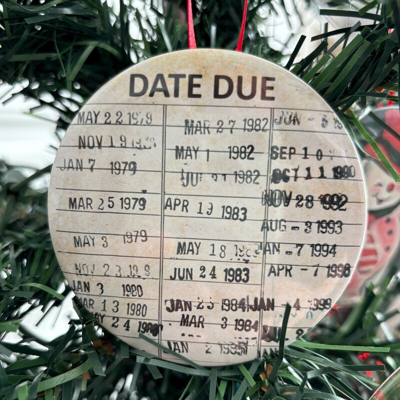 Library Due Date - Etsy