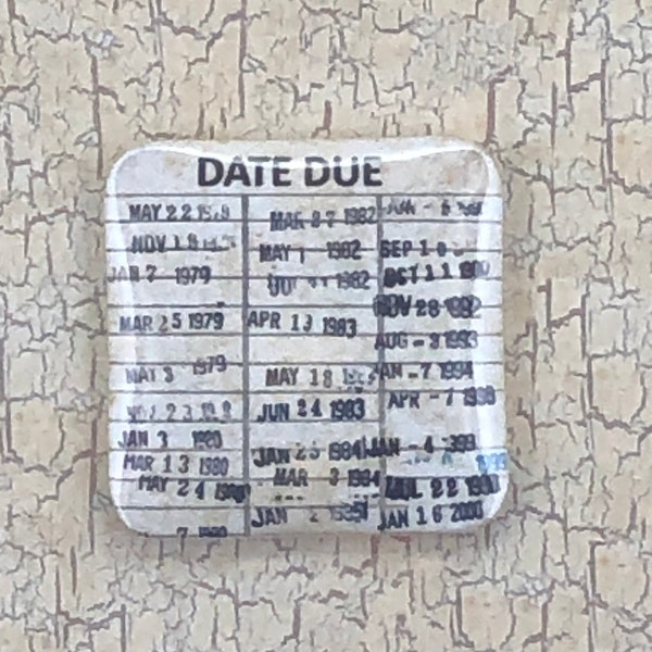 Library Buttons - Etsy