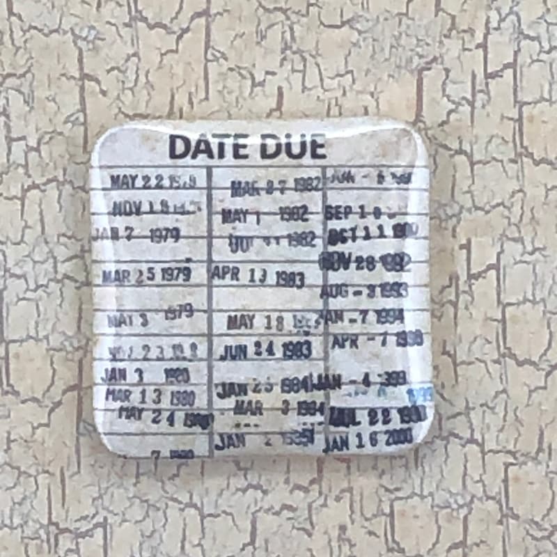 Library Buttons - Etsy