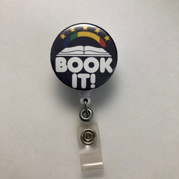 Book Badge Reel - Etsy