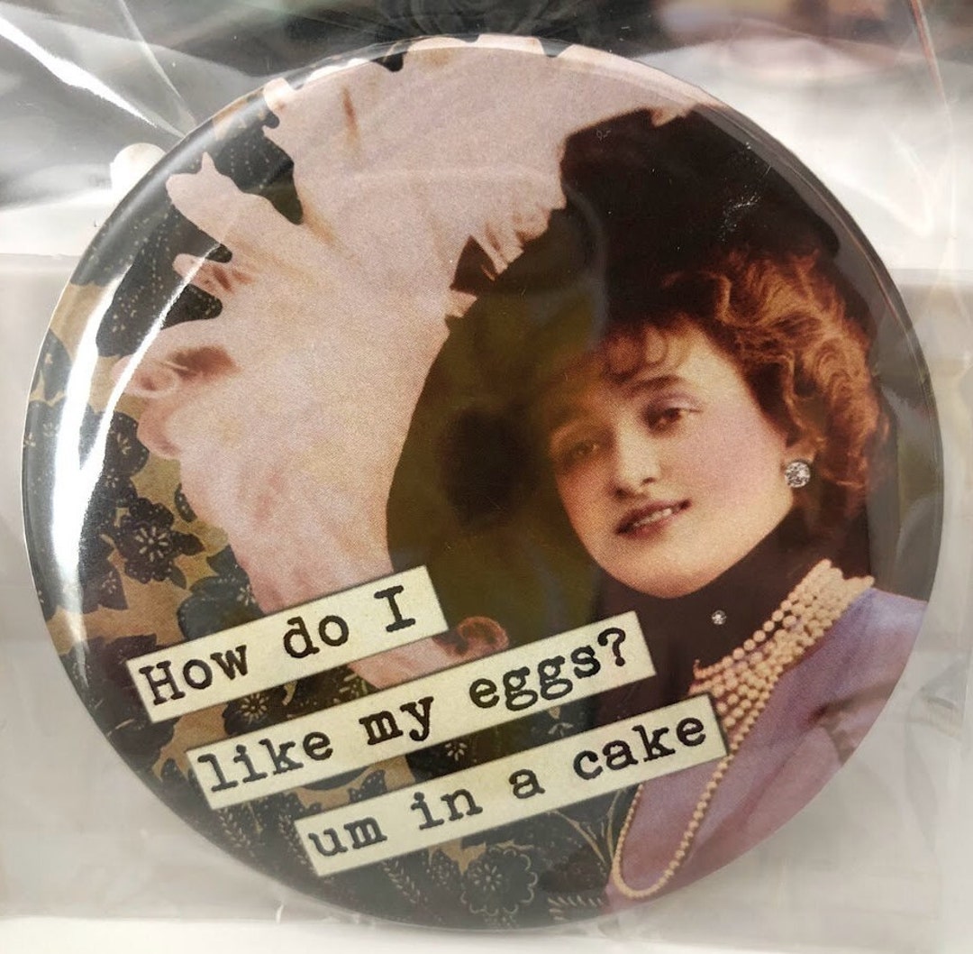 Snarky Vintage Lady Pocket Mirror: Funny Stocking Stuffer - Etsy