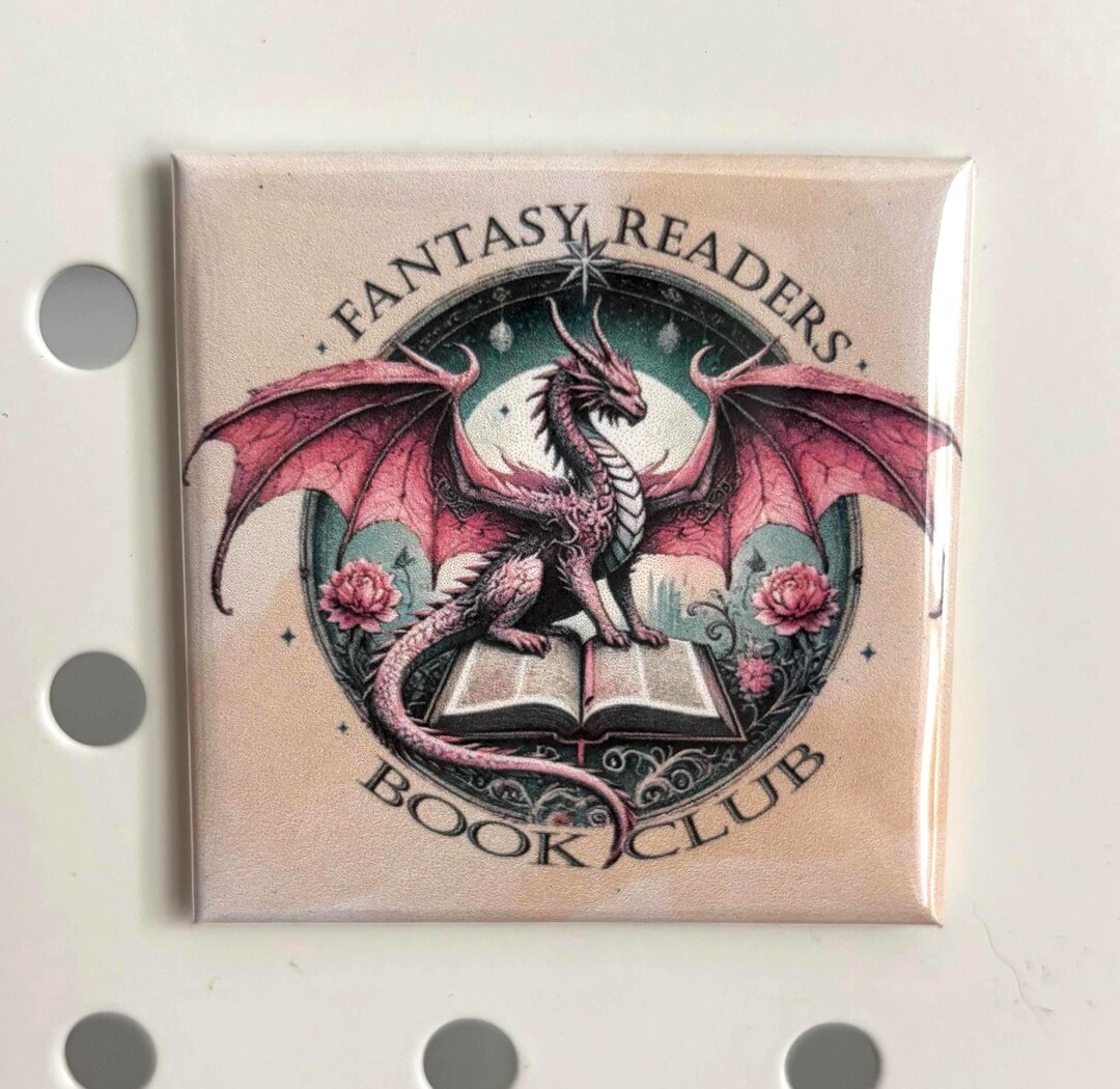 Dragon Fridge Magnet: Fantasy Readers Book Club Gift - Etsy