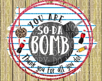 You Da Bomb Png - Etsy