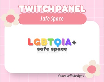 Neurodivergent Safe Space Twitch Panel | Cute, Panels, Inclusive - Etsy