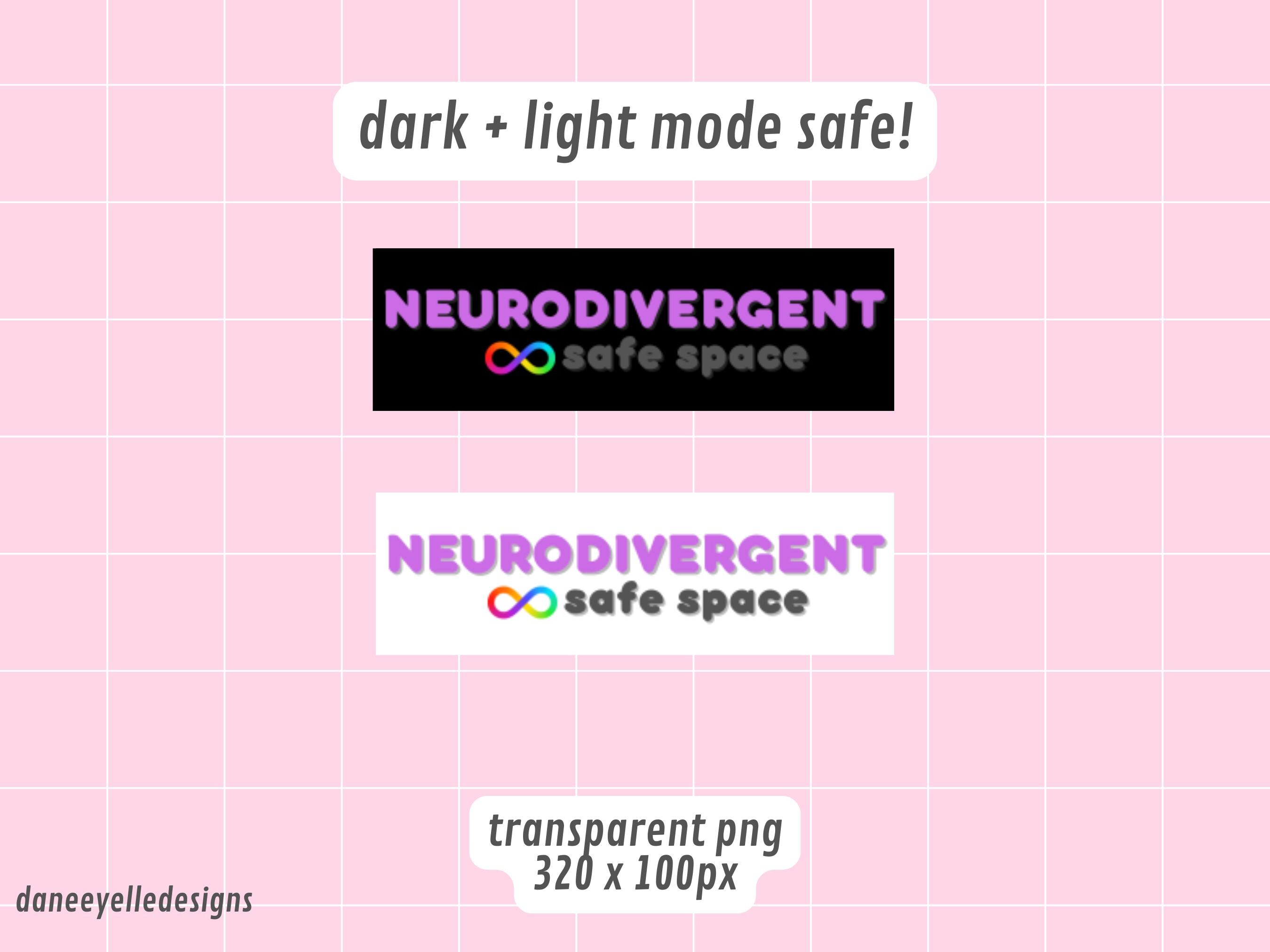 Neurodivergent Safe Space Twitch Panel | Inclusive Streamer Design ...