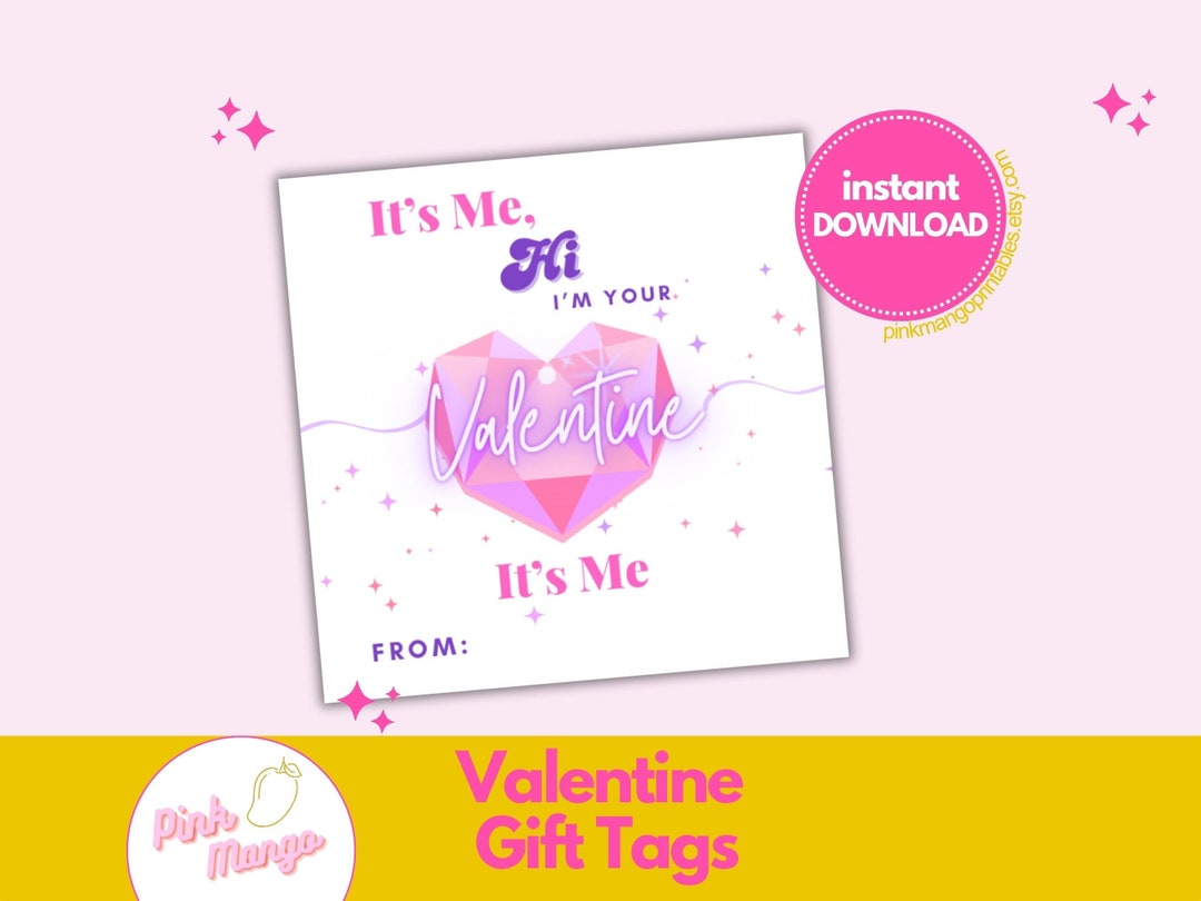 It's Me Hi I'm Your Valentine Cards, Printable Valentine Day Cards ...