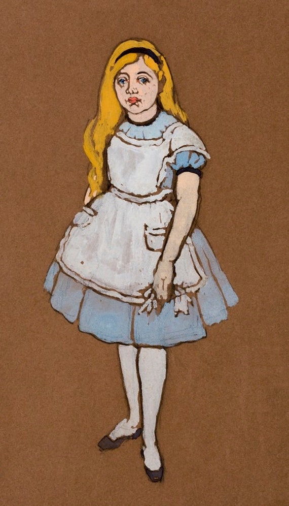 Alice Costume Design for Alice in Wonderland | Etsy