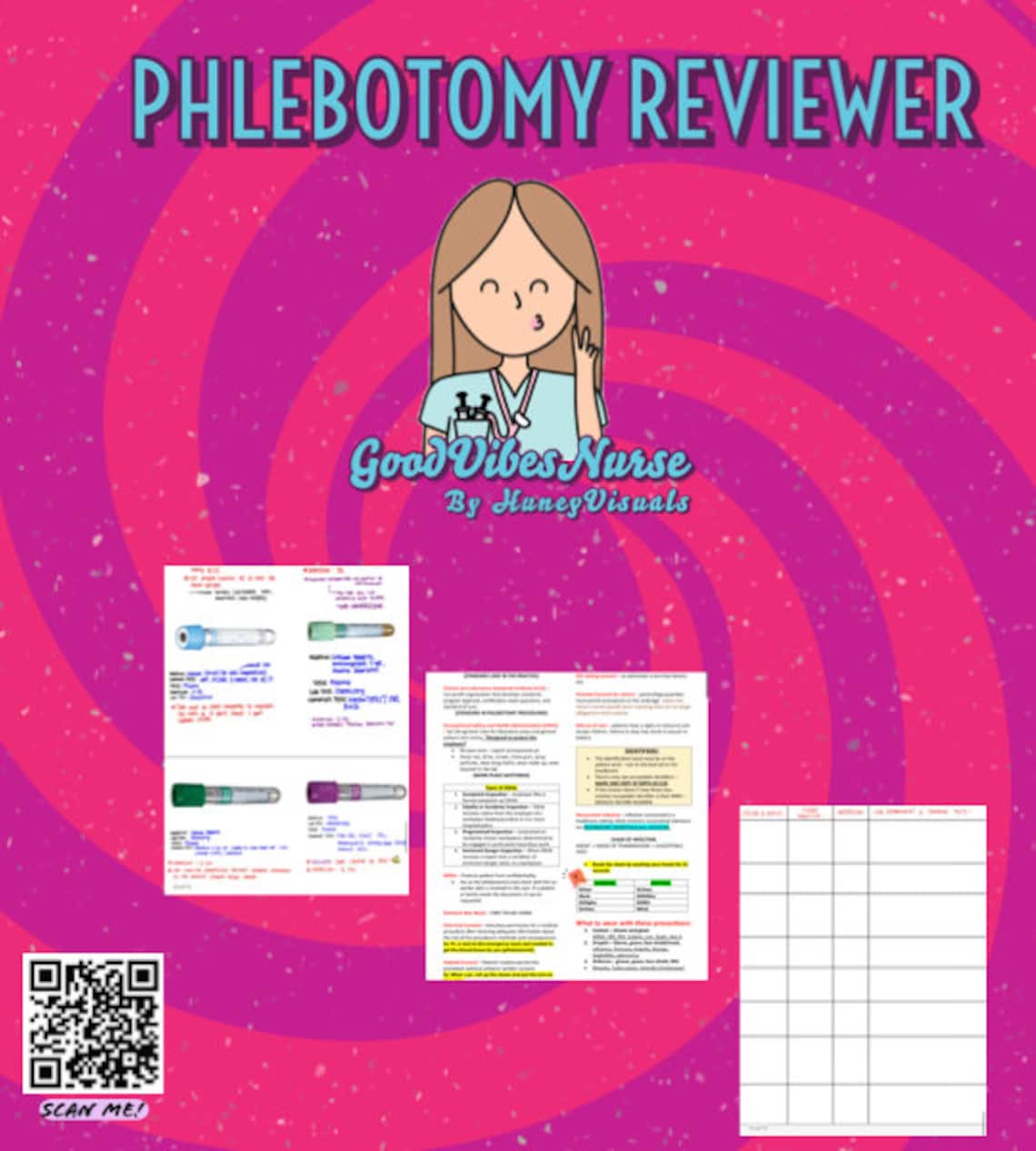 NHA Phlebotomy Reviewer | Digital, PDF, Printable, 11 Pages With Fill ...