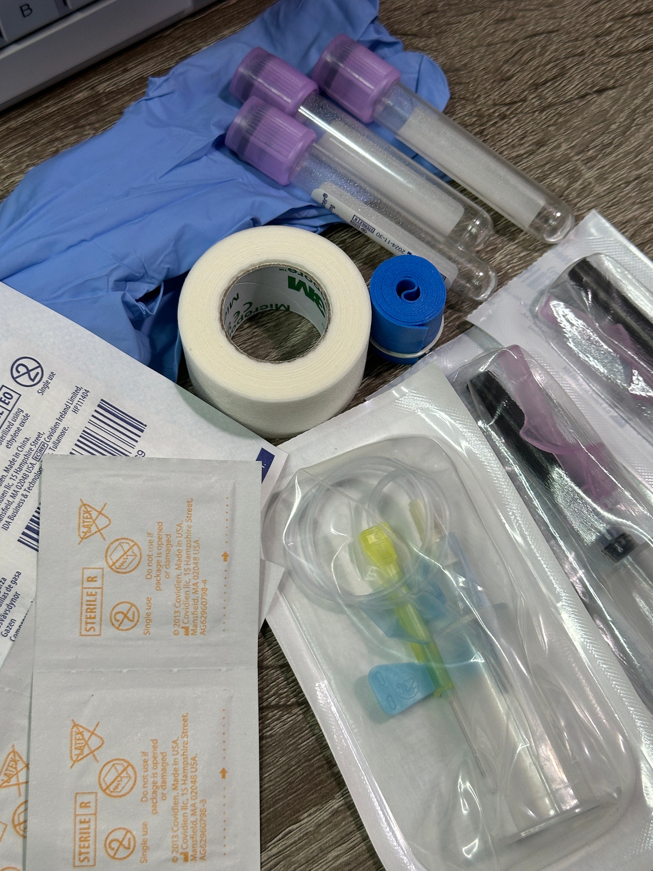 Mini Phlebotomy Kit Venipuncture Butterfly Phlebotomist Practice Kit ...