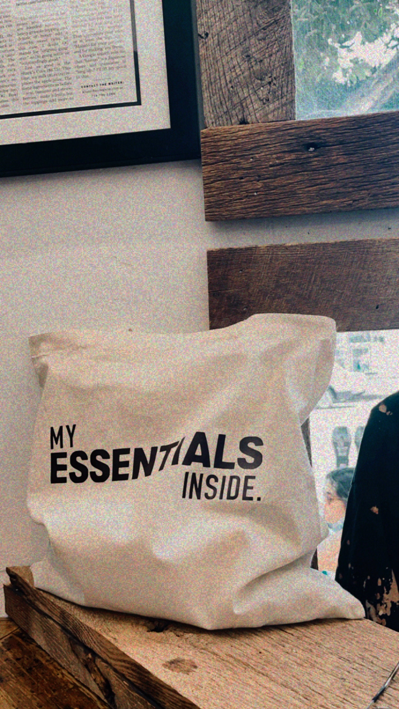 My Essentials Inside Tote Bag | Aesthetic | Tote Bag | Bag | Cute Bag ...