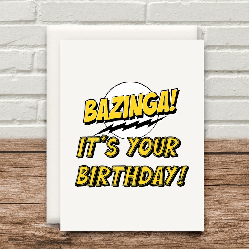 Big Bang Theory Card - Etsy UK