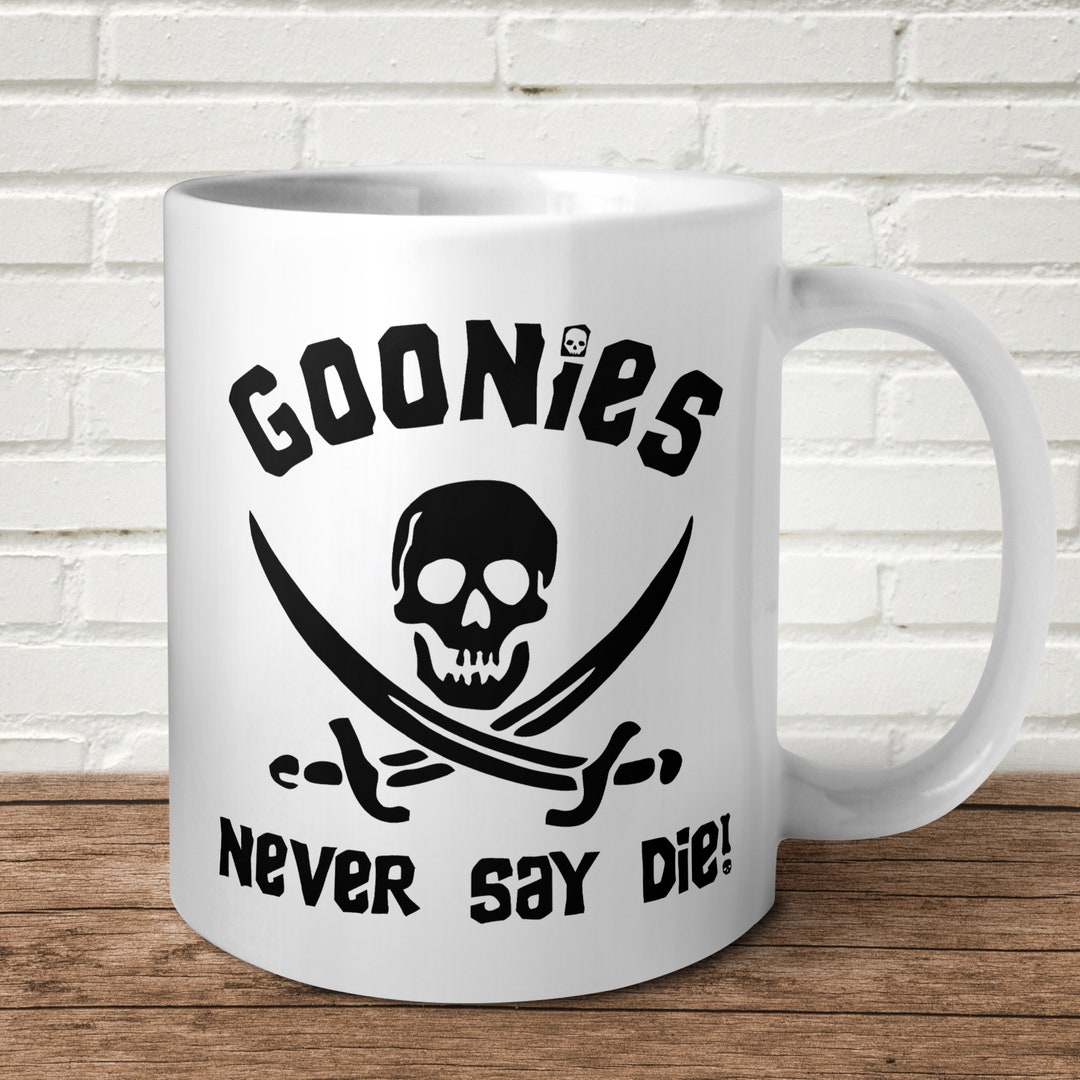 Goonies Never Say Die Mug 80's 90's Birthday Gift Present Nostalgic ...