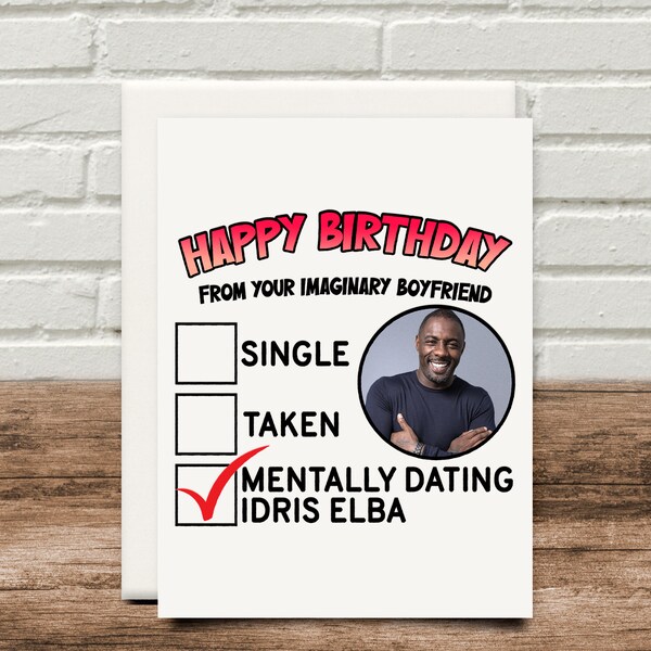 Idris Elba Birthday Card - Etsy