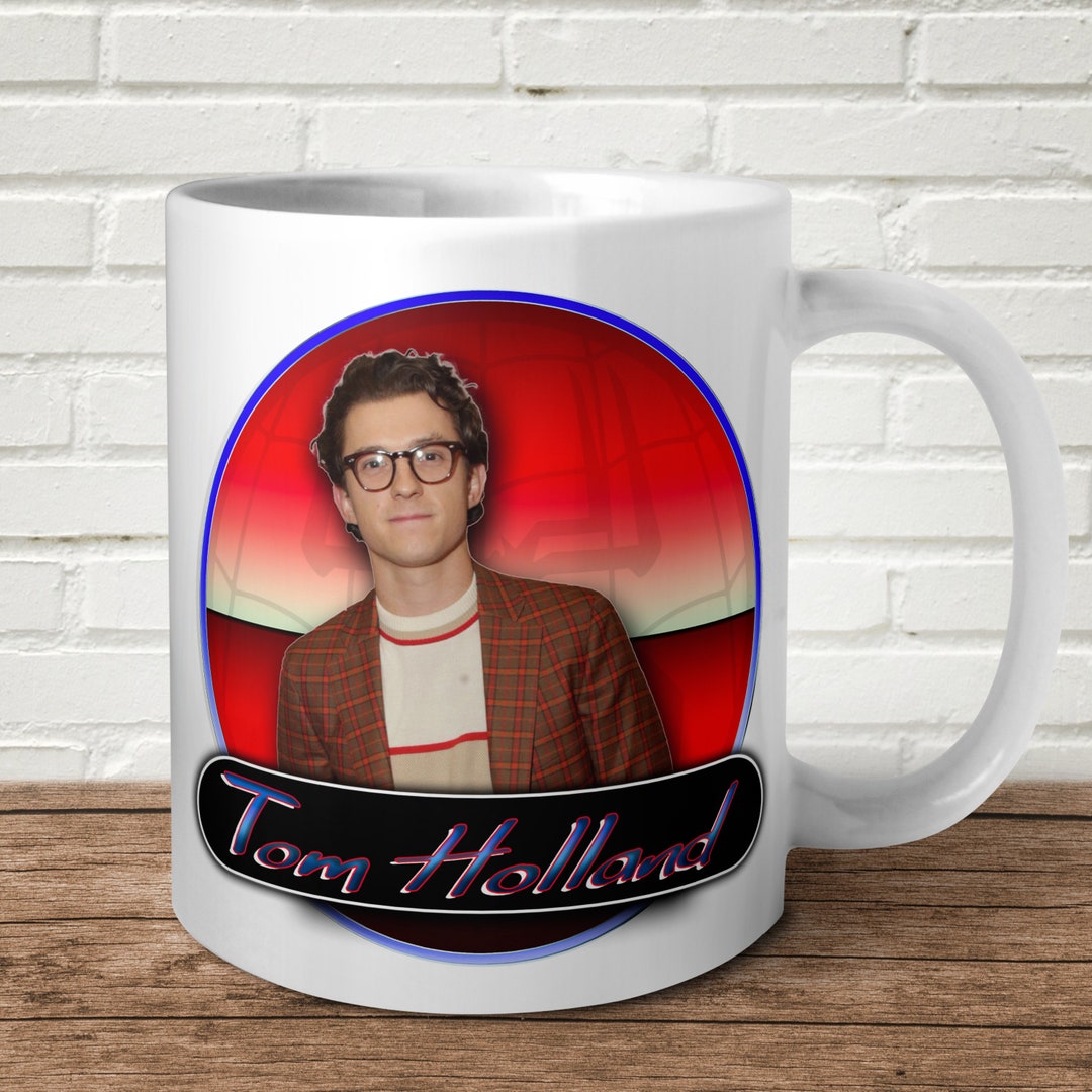 Tom Holland Homage Mug TV Film Gift Birthday Present Superhero Spidey ...