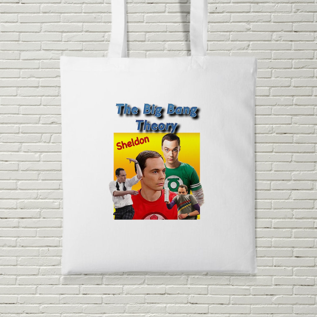 Sheldon Cooper Big Bang Theory Tote Bag Collection Funny Gift Birthday ...