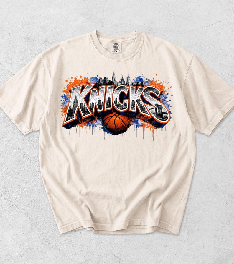 New York Knicks Basketball T-shirt: Basketball Lover Gift, Comfort ...