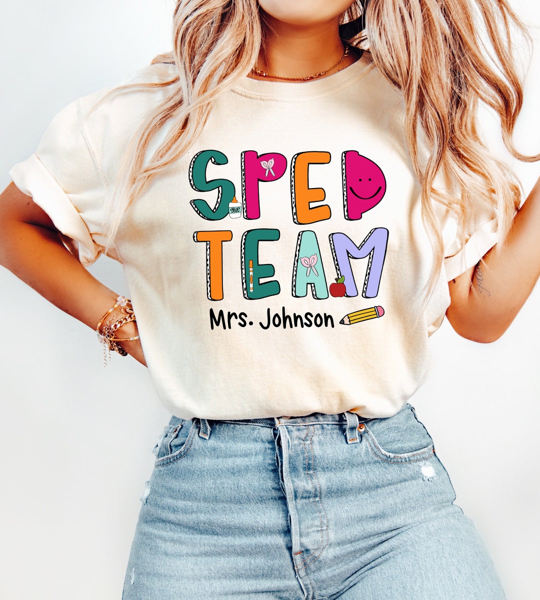 Custom Special Education Teacher Shirt, Comfort Colors Shirt, SPED Team ...