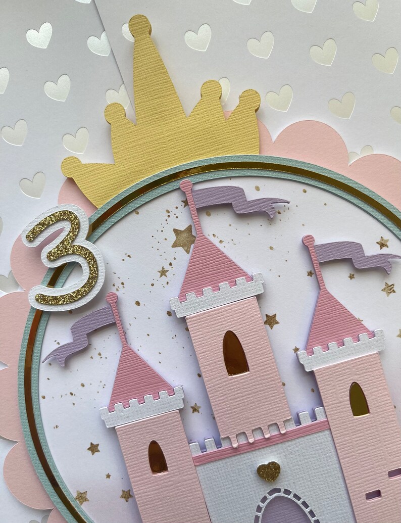 Princess Cake Topper | Princess Castle | Pastel - Etsy