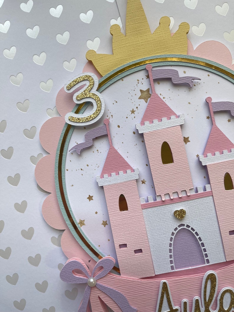 Princess Cake Topper | Princess Castle | Pastel - Etsy
