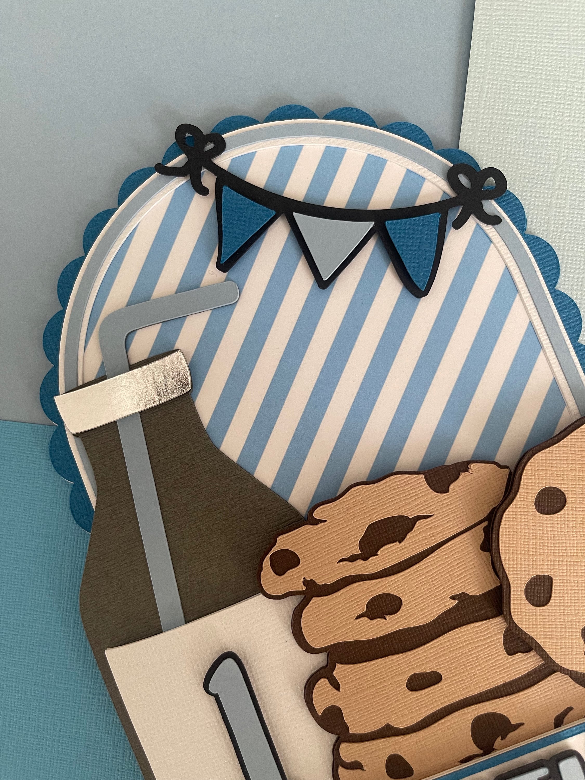 Milk & Cookies Cake Topper - Etsy