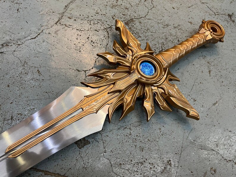 Diablo Sword of Justice El'druin Blade Metal Cosplay Weapon Prop - Etsy
