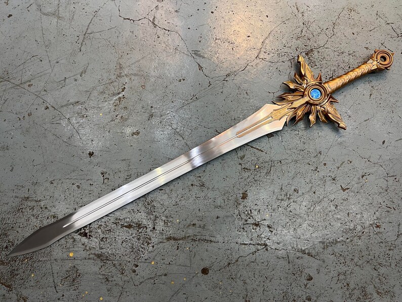 Diablo Sword of Justice El'druin Blade Metal Cosplay Weapon Prop - Etsy
