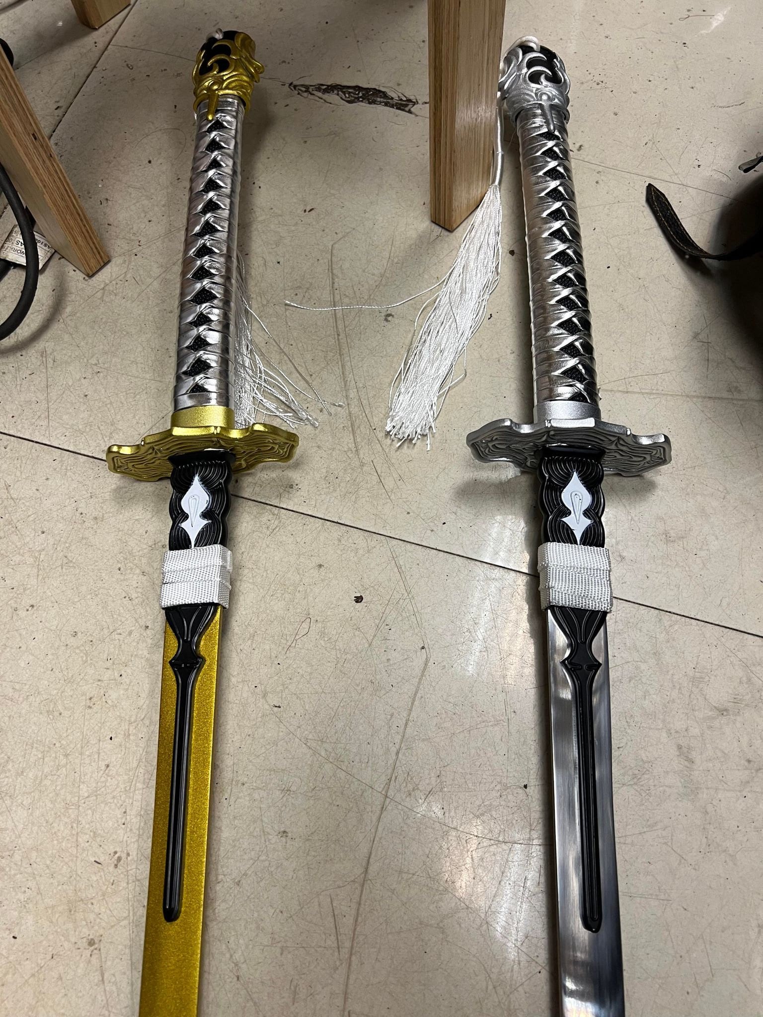 Nier Automata 2B 9S Swords Combo Blade Katana Cosplay Metal Weapon Prop ...