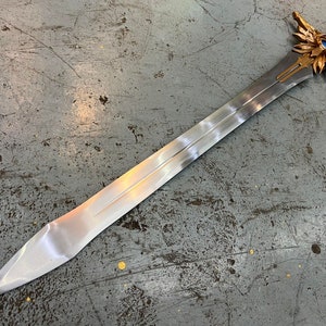 Diablo Sword of Justice El'druin Blade Metal Cosplay Weapon Prop - Etsy