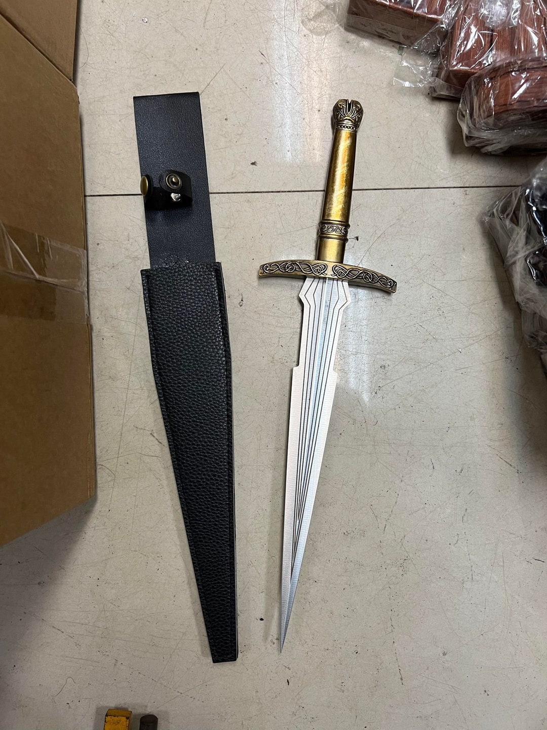 Loki Dagger Mini Sword Blade Metal Cosplay Weapon Prop - Etsy