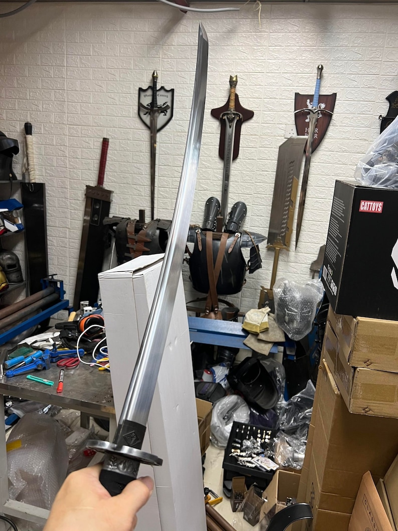 Sekiro Undead Cut Katana Sword Kusabimaru Metal Cosplay Weapon - Etsy