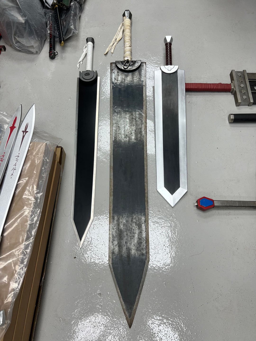 Dragon Slayer Berserker Guts Steel Sword Cosplay Metal Weapon - Etsy