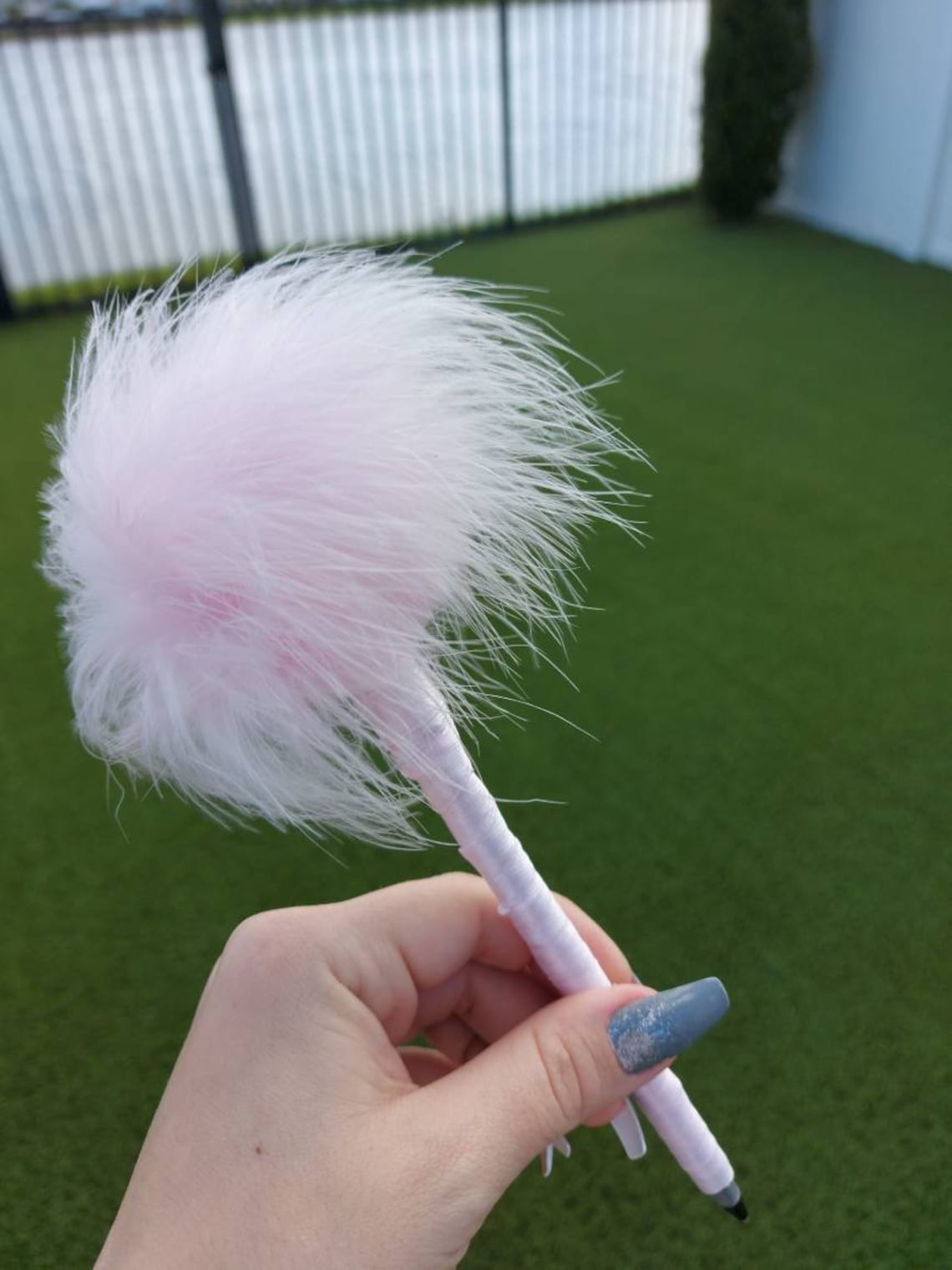Clueless 90's Fluffy Pen as If Pink Pen Cute Pen Fuzzy | Etsy