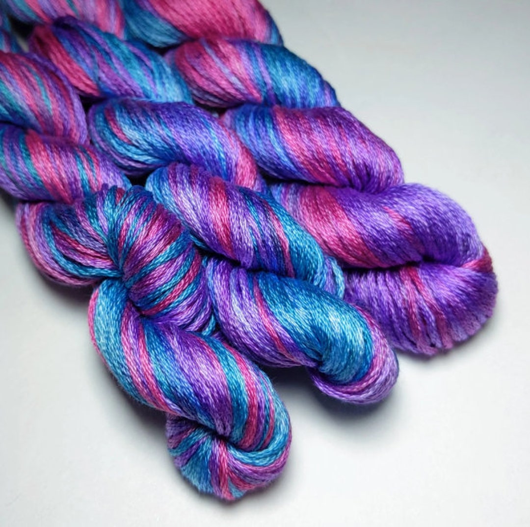 Mermaid - Hand Dyed Cotton Floss - PRE ORDER - Etsy