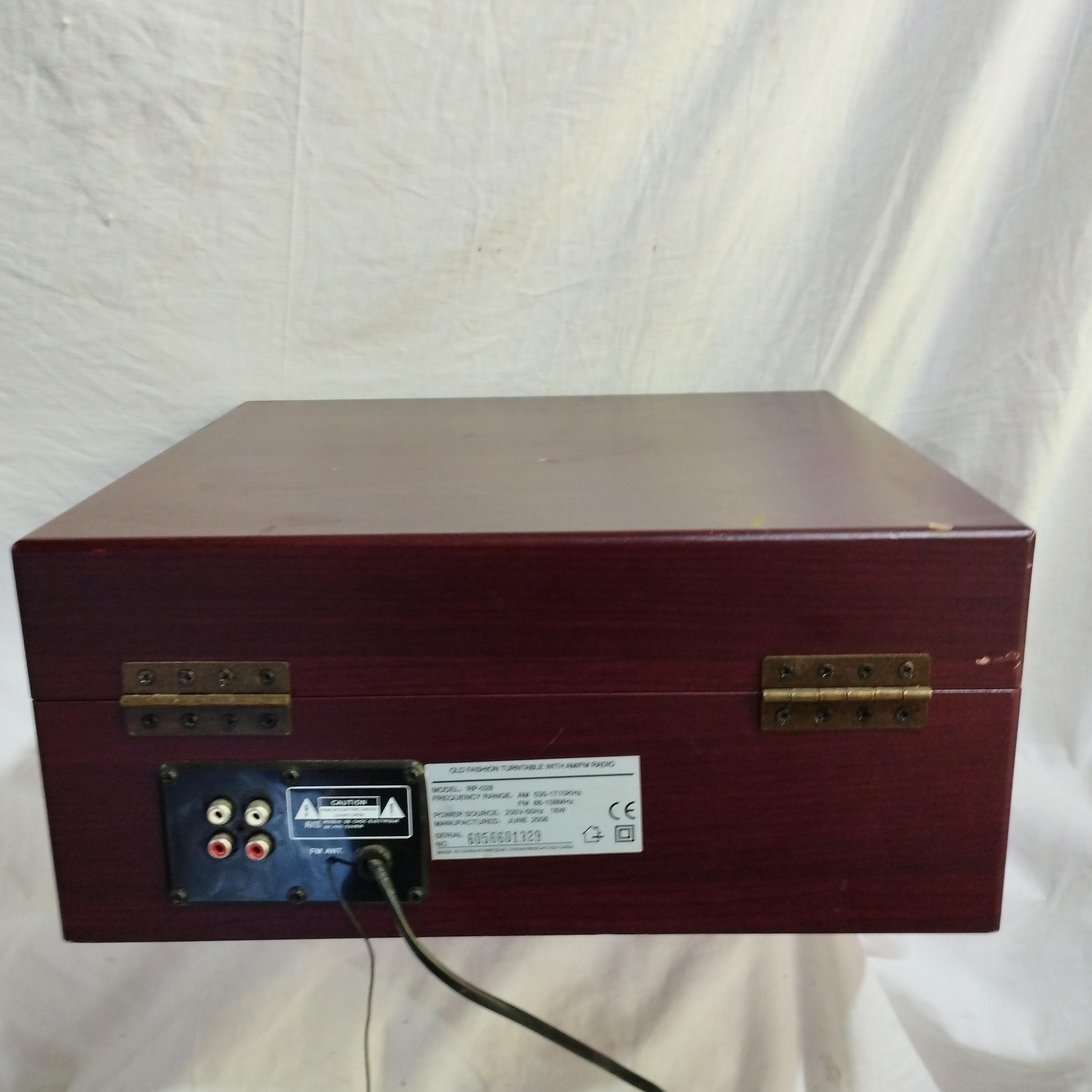 Old Vinyl Record Player Retro Style Wooden Radio - Etsy