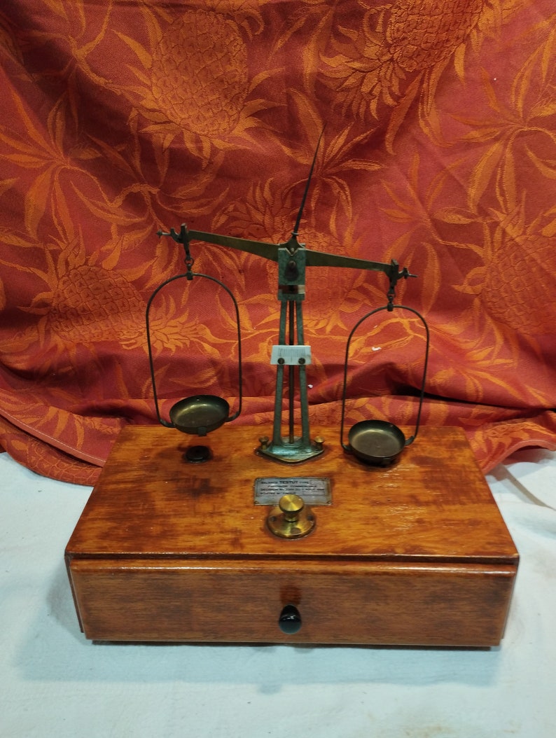 Old Balance Trébuchet Testut With Weight - Etsy