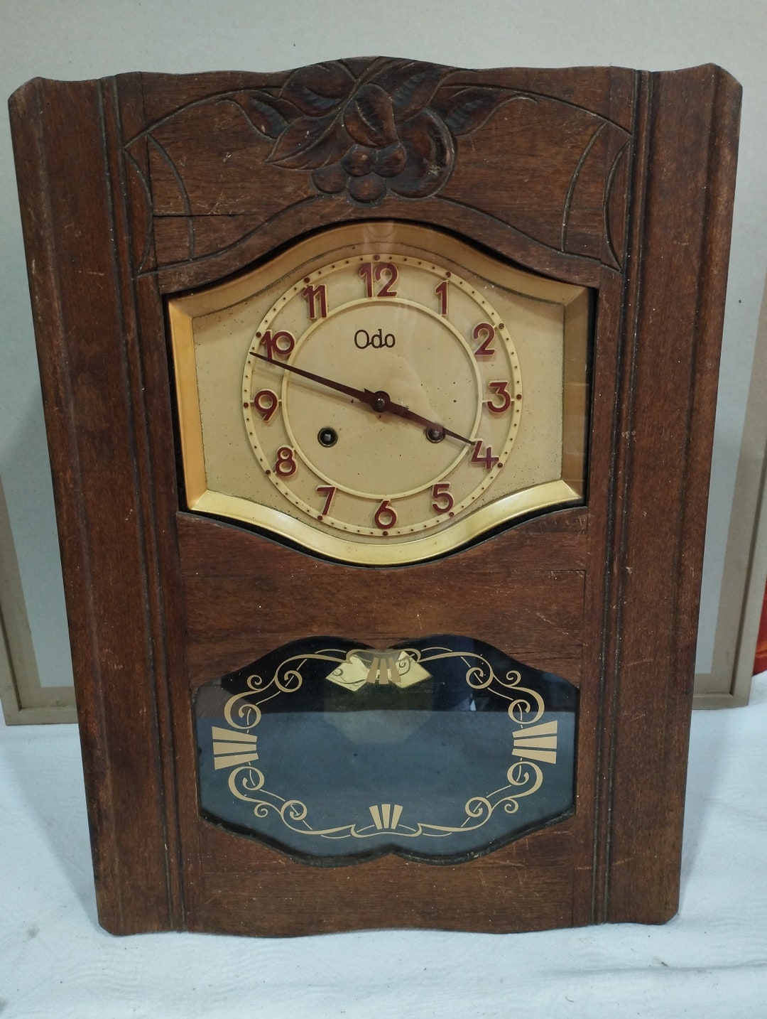 Old ODO Wall Clock 1 Rod 1 Hammer Pendulum Key - Etsy