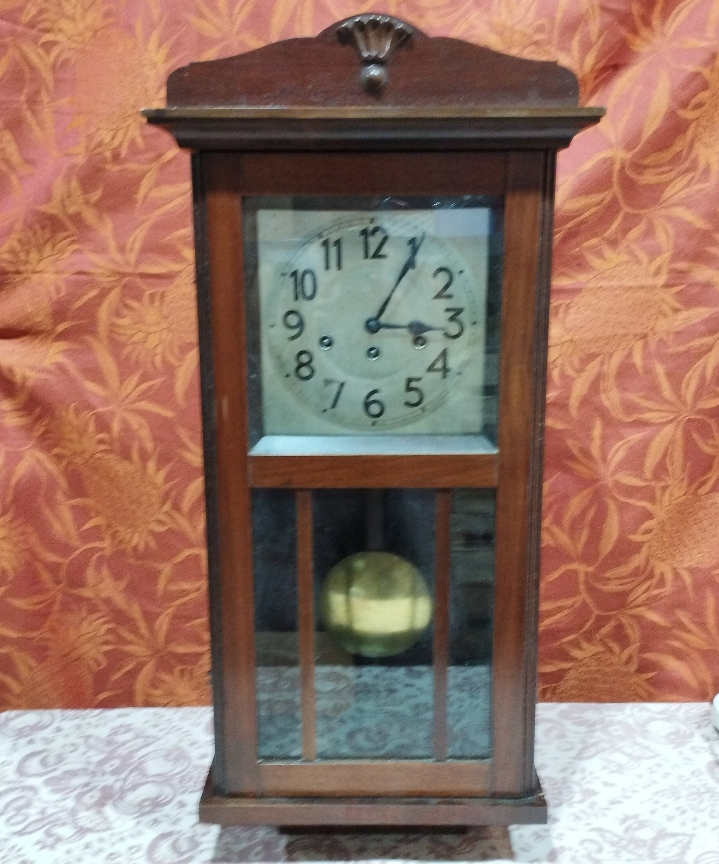 Ancien carillon - 5 tiges 8 marteaux - avec balancier + clé + notice ...