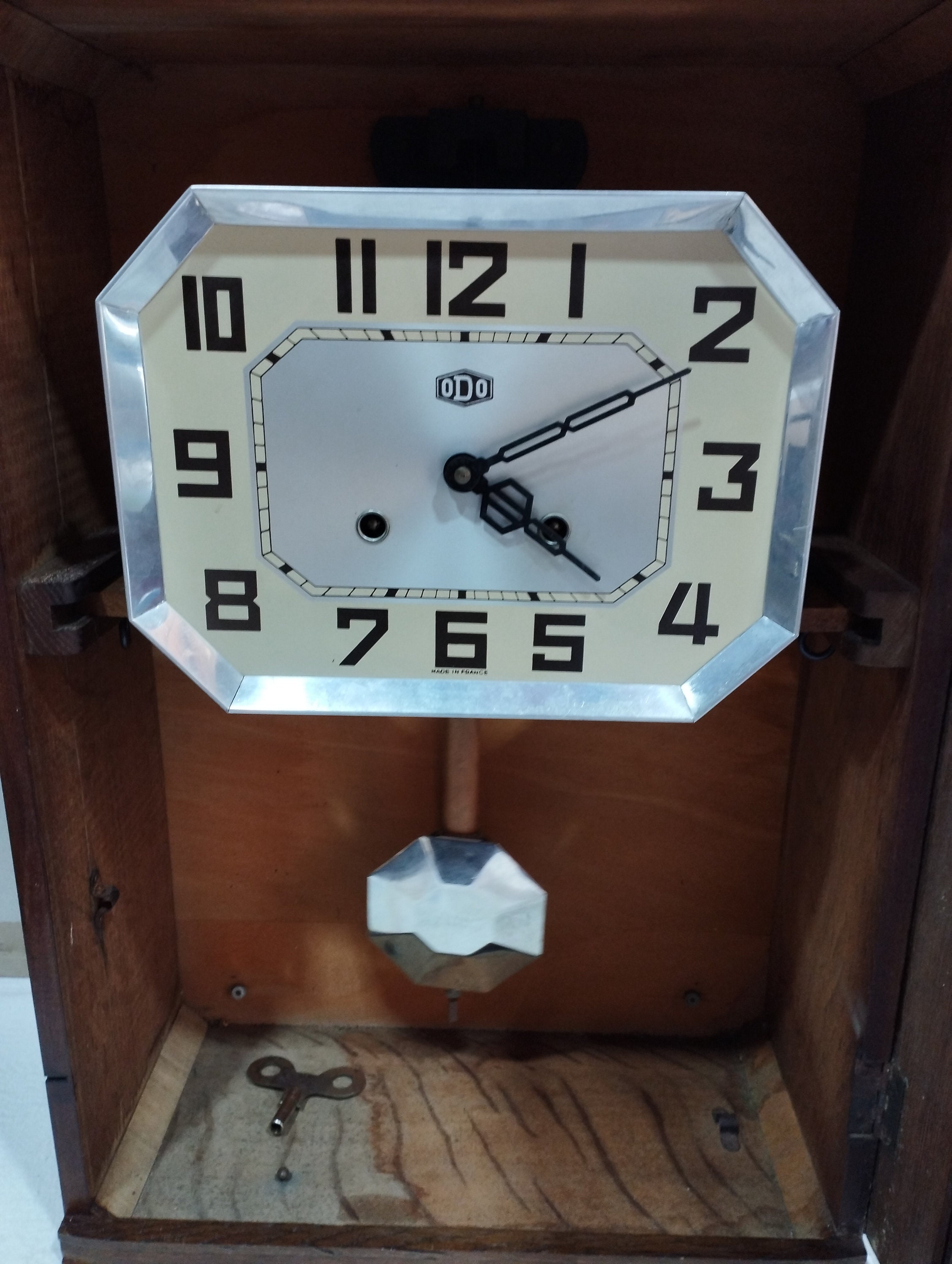 Old ODO Wall Clock 1 Rod 1 Hammer Pendulum Key - Etsy