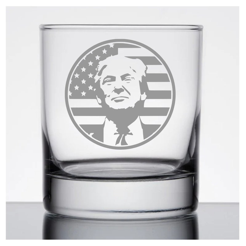 Trump Whiskey Glass - Etsy
