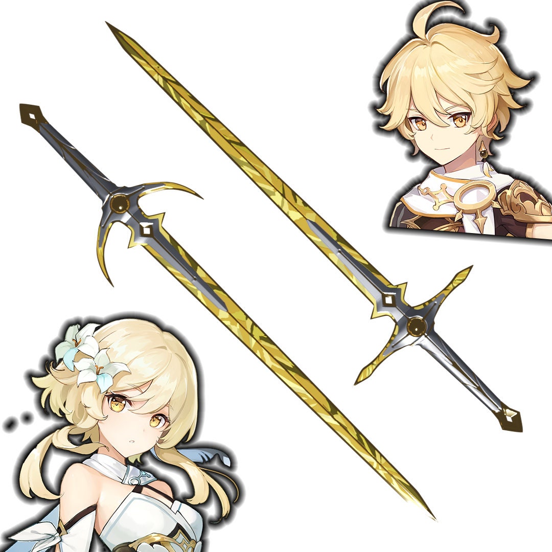 Traveler's Original Swords Aether and Lumine Genshin - Etsy