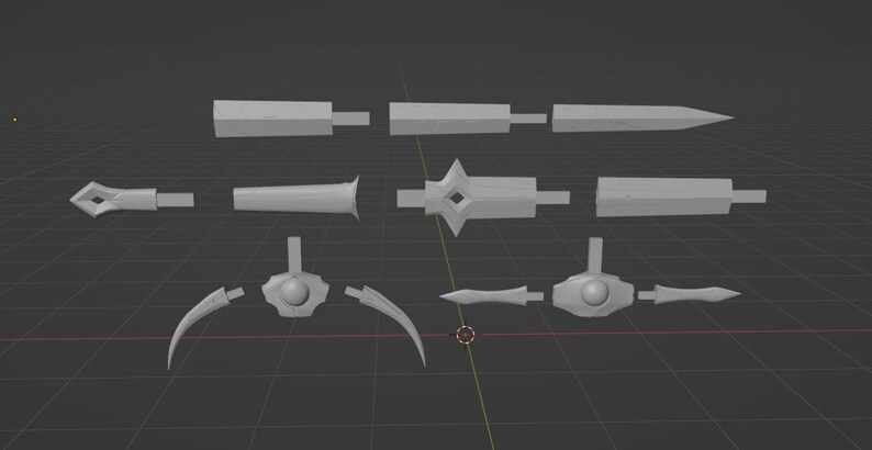 Traveler's Original Swords Aether and Lumine Genshin - Etsy