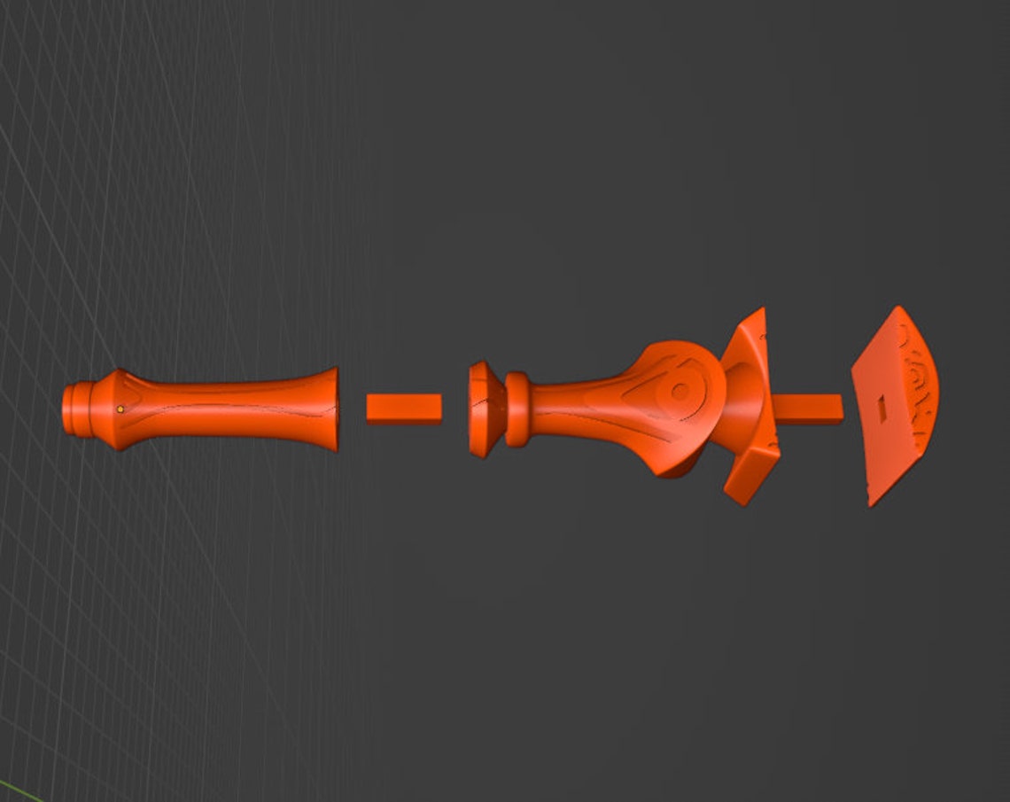 Cyno Weapon Genshin Impact Cosplay Staff of the Scarlet - Etsy UK