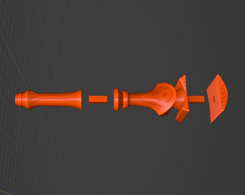 Cyno Weapon Genshin Impact Cosplay Staff of the Scarlet - Etsy