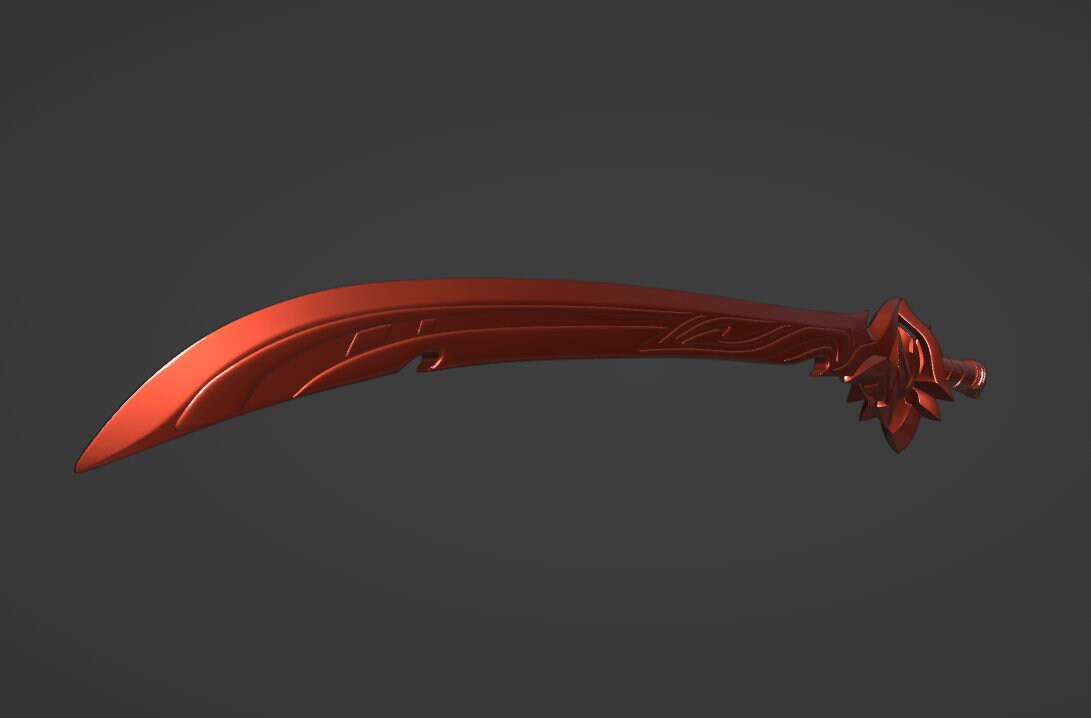Kazuha's Cursed Blade Genshin Impact Kagotsurube - Etsy Singapore