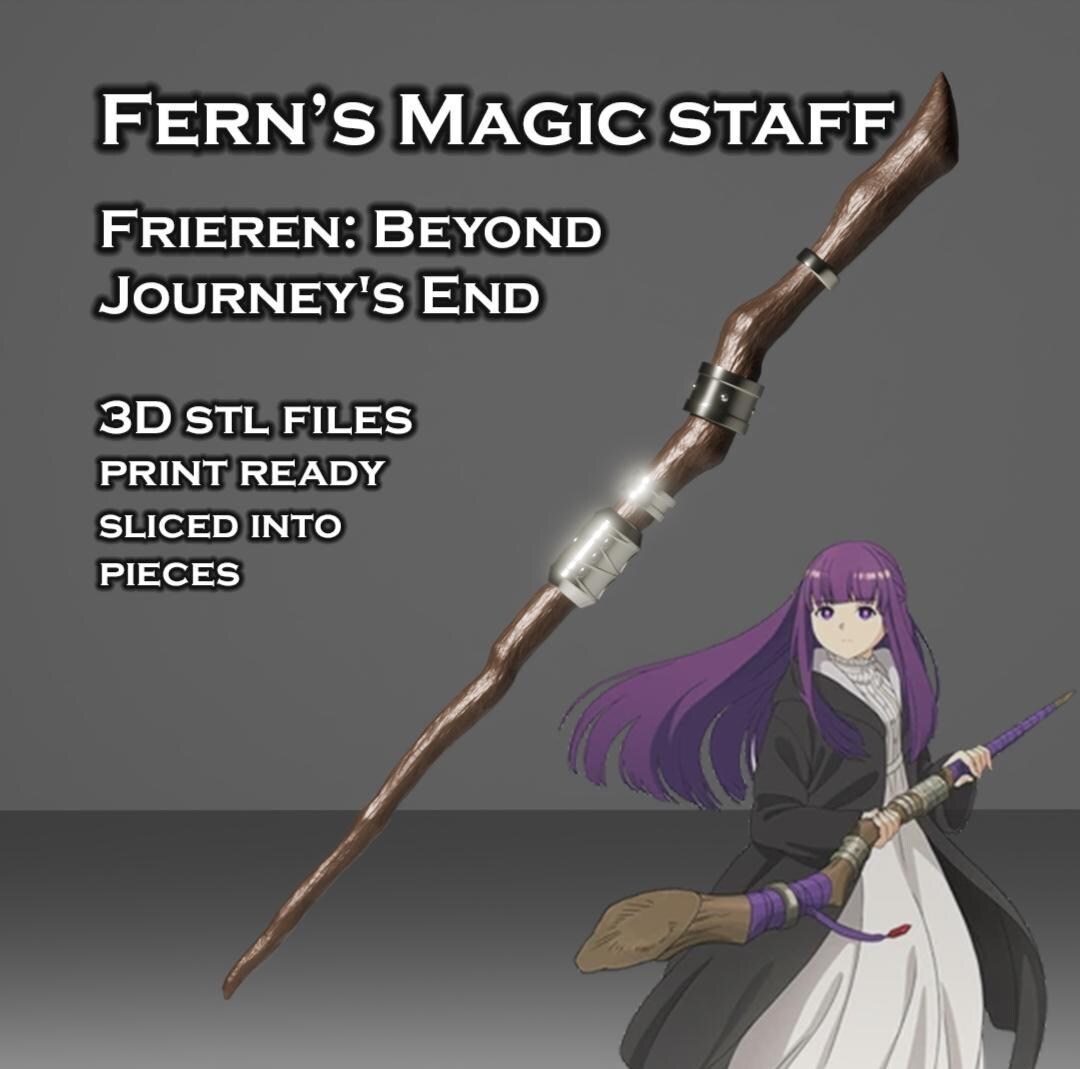 Fern's Staff / Wand -- Frieren: Beyond Journey's End -- 3D Printable ...